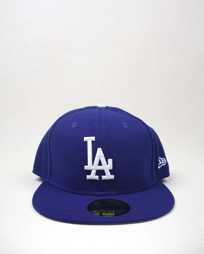 LA BLUE PLAIN FITTED HAT – FIRECAPS